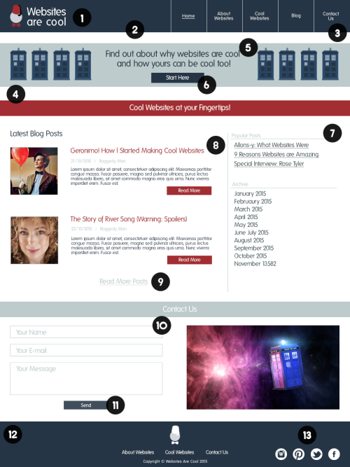 13 Parts of a Website You Should Know About | DigiWorks